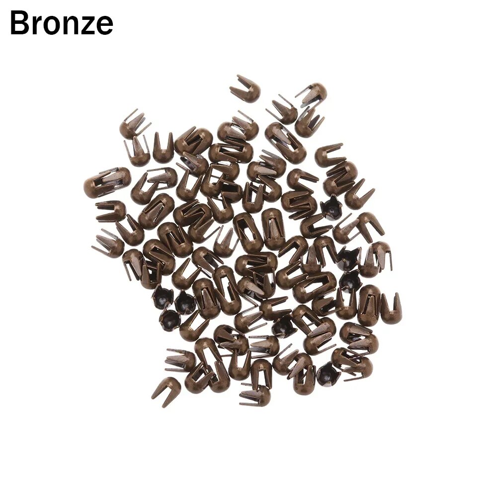 Пряжки для волос Bronze 100шт