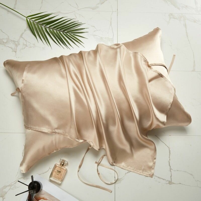 6A Шелк тутового дерева 30 мамме Чистый шелк Одиночная подушка Полотенце Красота Пара Одиночное полотенце Головной платок Анти-клещи Шелк Лето