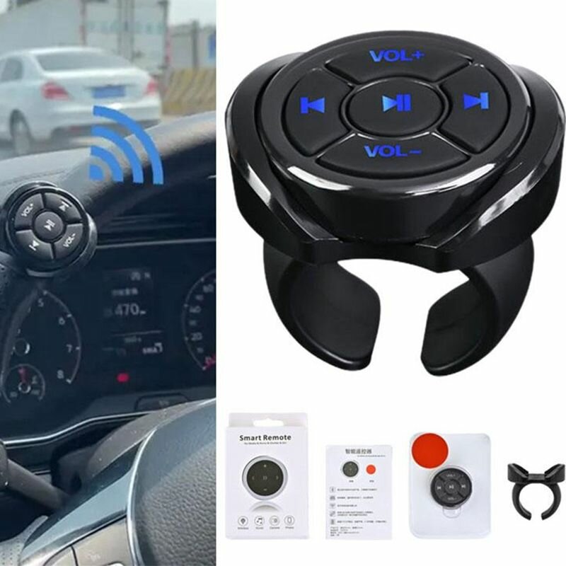 Рулевое колесо, беспроводная мультимедийная кнопка дистанционного управления для автомобиля подарок