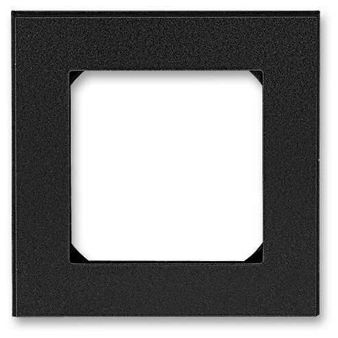 Рамка на 1 пост ABB Levit, антрацит/дымчатый черный (2CHH015010A6063)