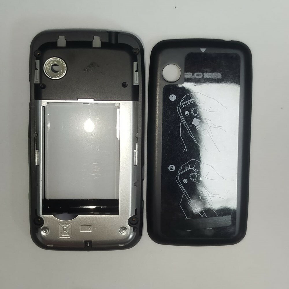 Корпус для LG GS290 + средняя часть + клавиатура (черный)