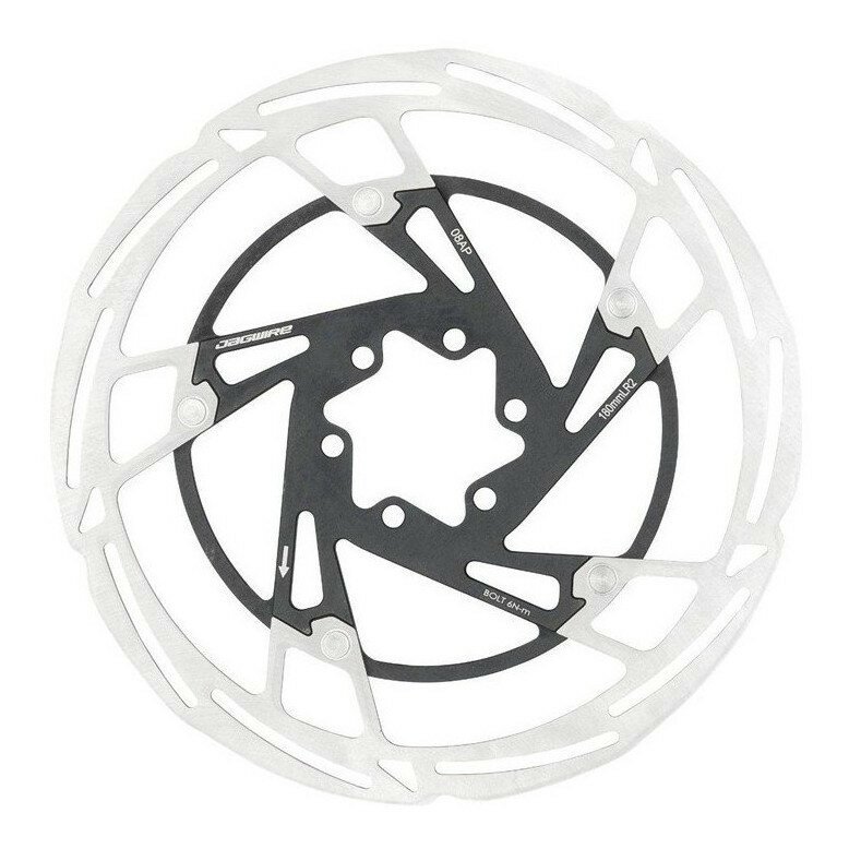 Тормозной диск Jagwire Pro LR2 180mm Disc Brake Rotor 6-Bolt (DCR060)