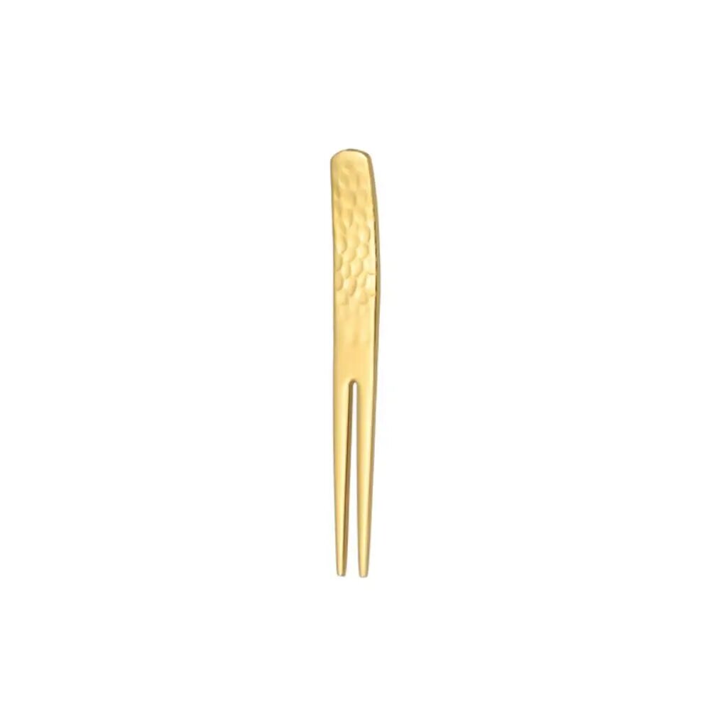 Чайная ложка японская, Gold-Two forks