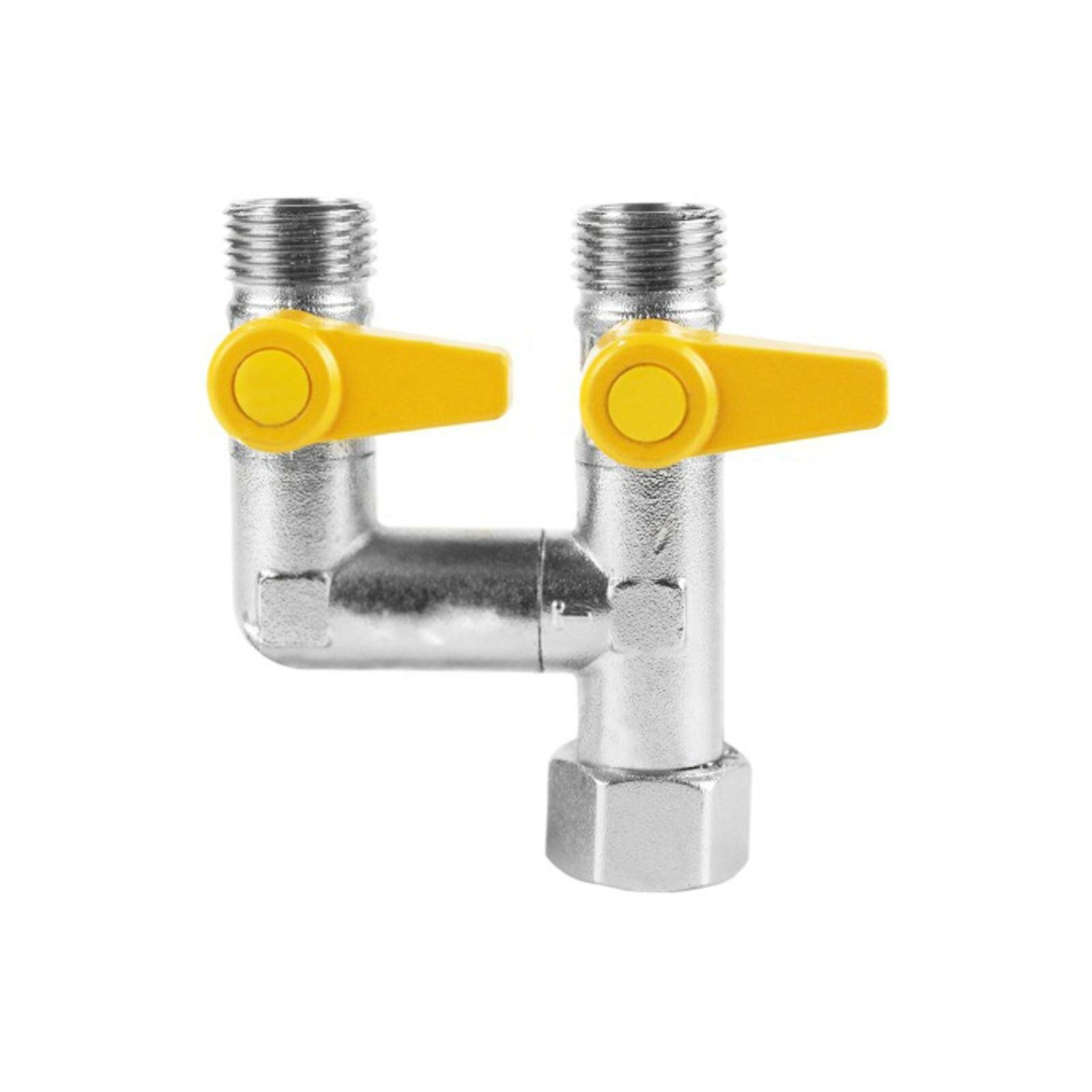 Газовый шаровой кран H-образной формы, ударопрочный, 175 PSI, полностью медный, запорный, для шланга 1/2 дюйма.