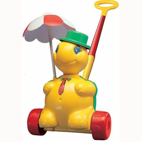 Полесье Каталка с ручкой Черепашка арт.3637 с 1 года