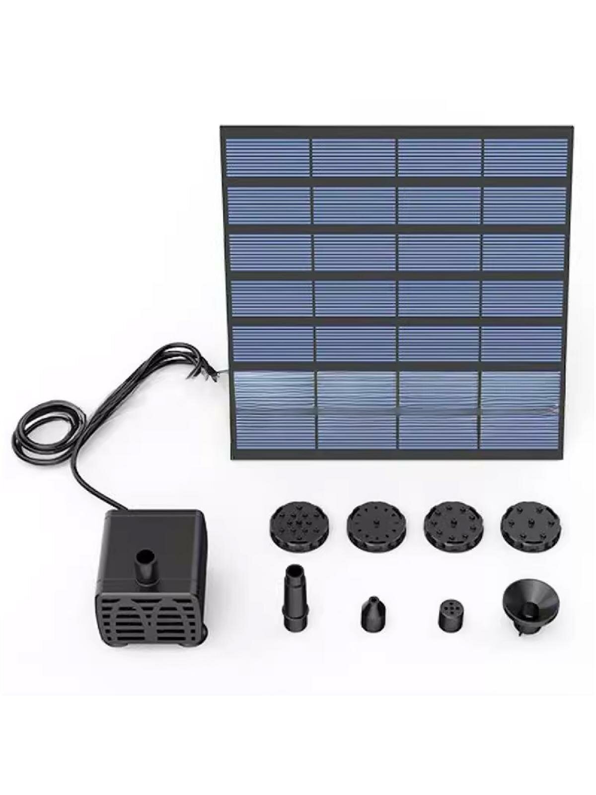 Садовые фонтанные насосы на солнечной батарее с 8 режимами распыления Простая установка