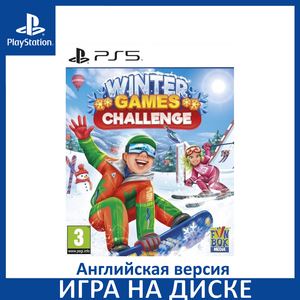 Игра Winter Games Challenge PS5 Английский язык Диск на PlayStation 5