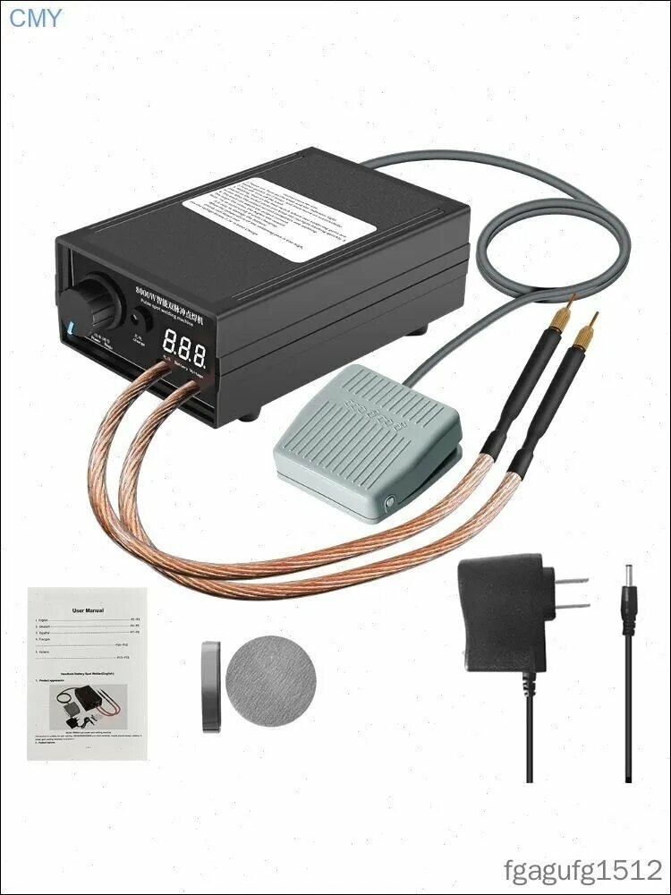 Портативный точечный сварочный аппарат мощностью 8000 Вт с перезаряжаемой литиевой батареей для точечной сварки