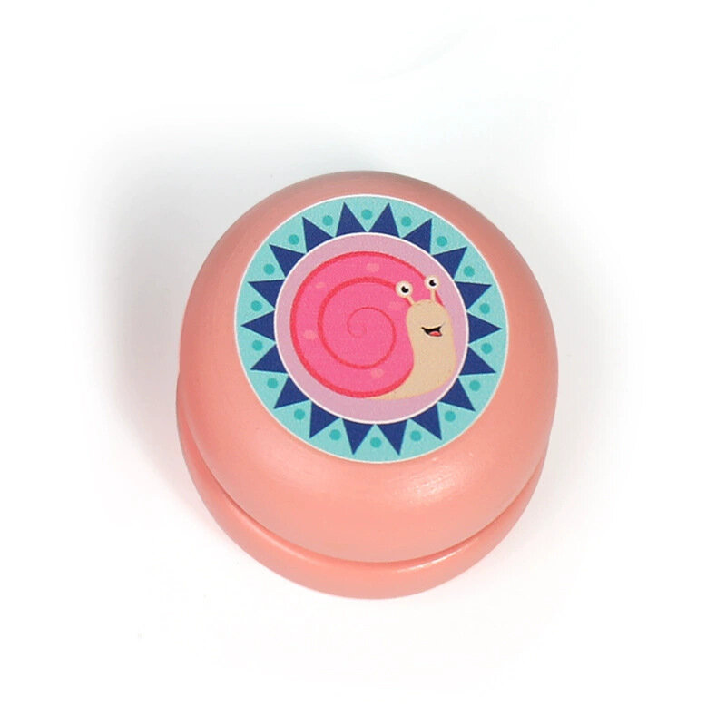 Деревянное йо-йо, мультяшное йо-йо, подарок для мальчиков и девочек, вращающийся йо-йо, приз для учеников начальной школы, детская игрушка