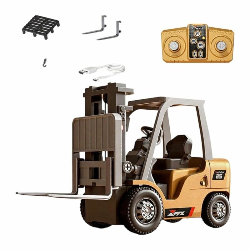 Инженерное Транспортное Средство с дистанционным Управлением мини-вилочным погрузчиком из сплава Bluetooth