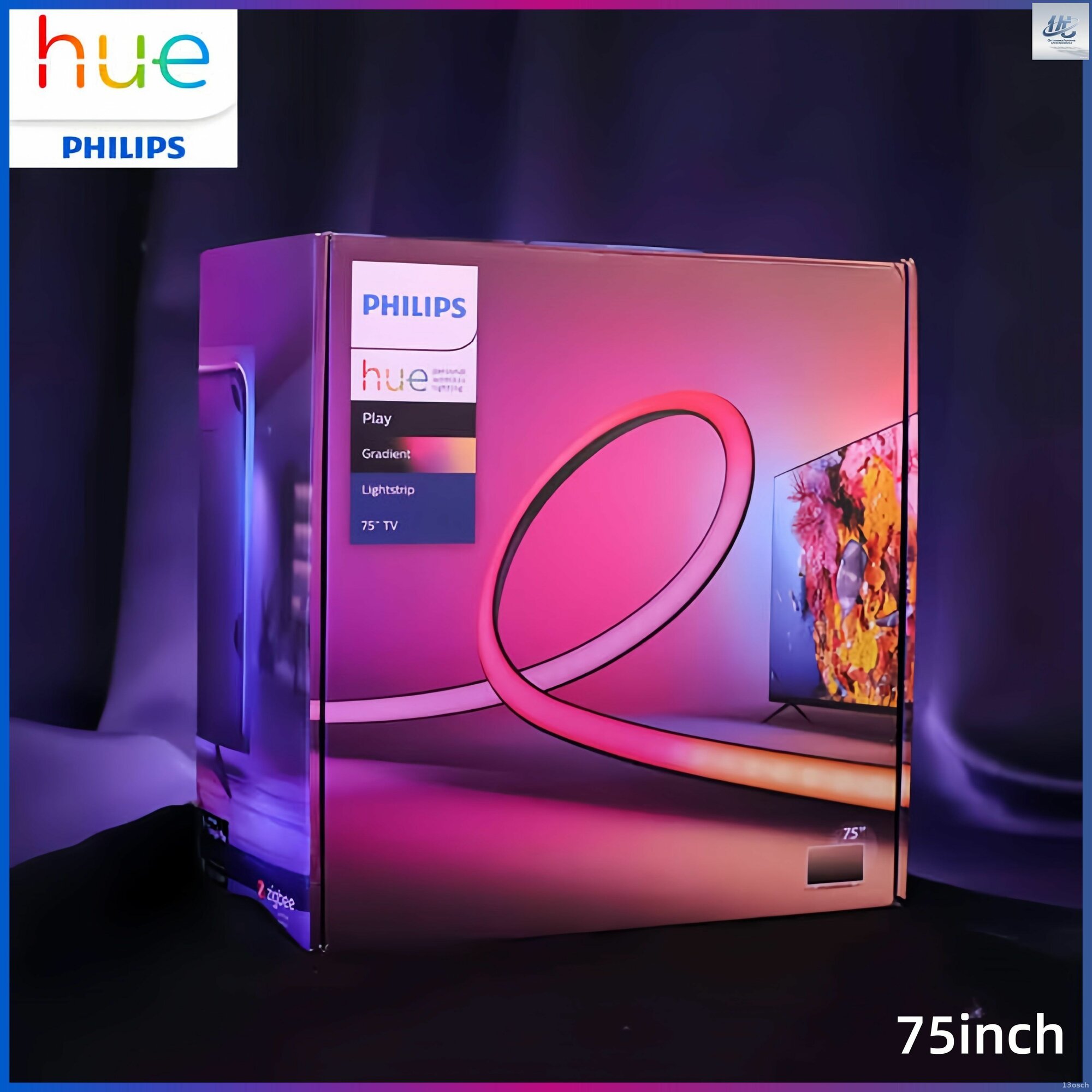 Philips Умная светодиодная лента Hue Lightstrip Gradient TV 75 inch, 1 шт.