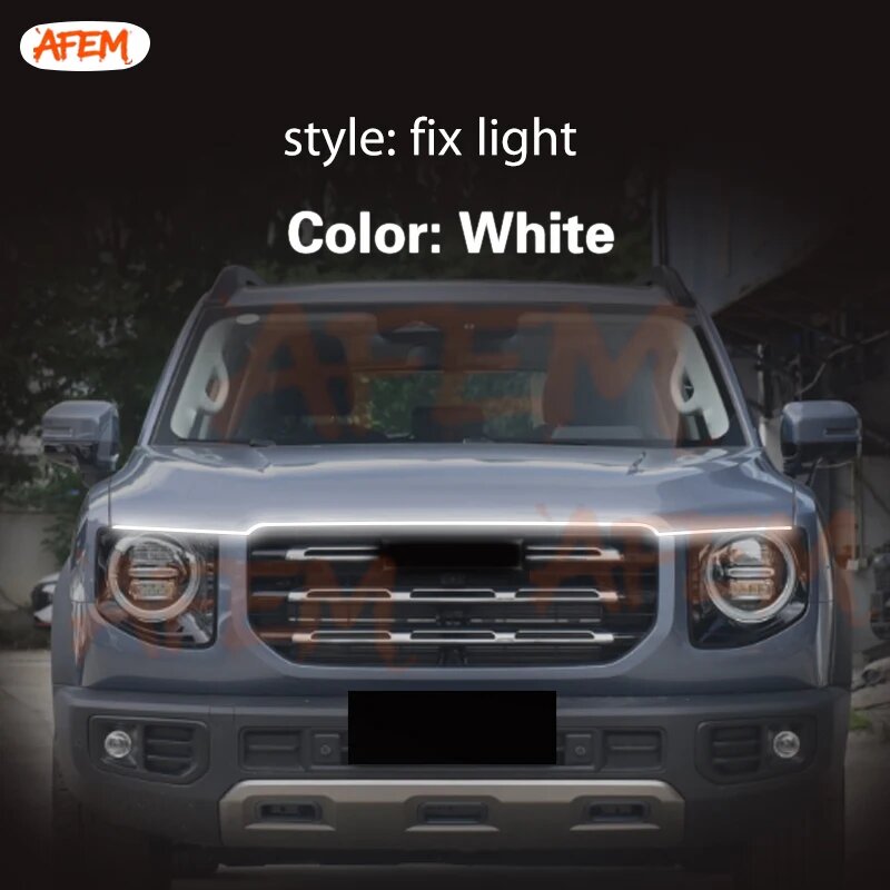 1 шт. DRL для Haval Dargo 2020-2022 светодиодные DRL 12 В дневные ходовые огни дневного света противотуманные фары водонепроницаемые светодиодные фары на капоте автомобиля полосы