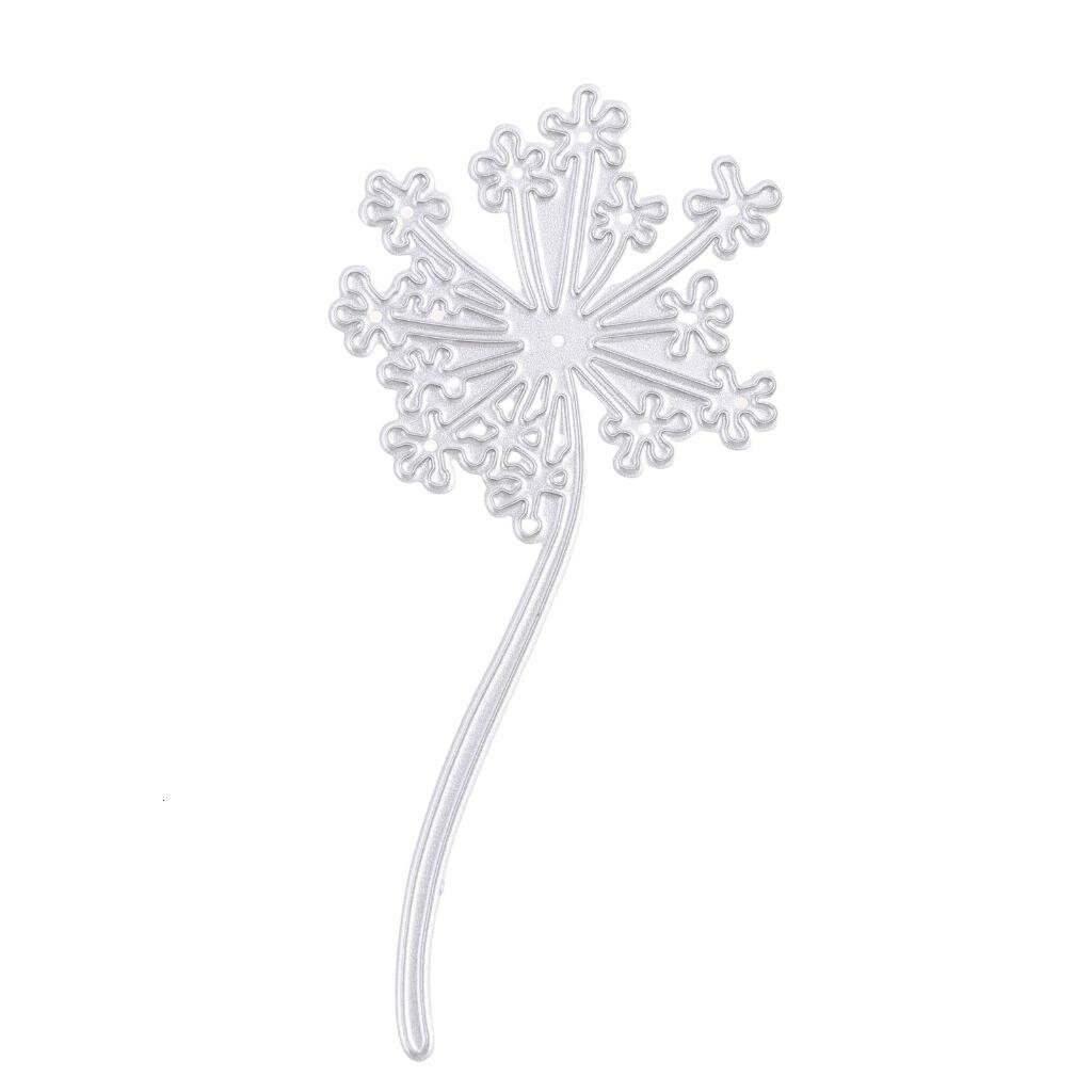 Вырубные шаблоны одуванчик, Серебро