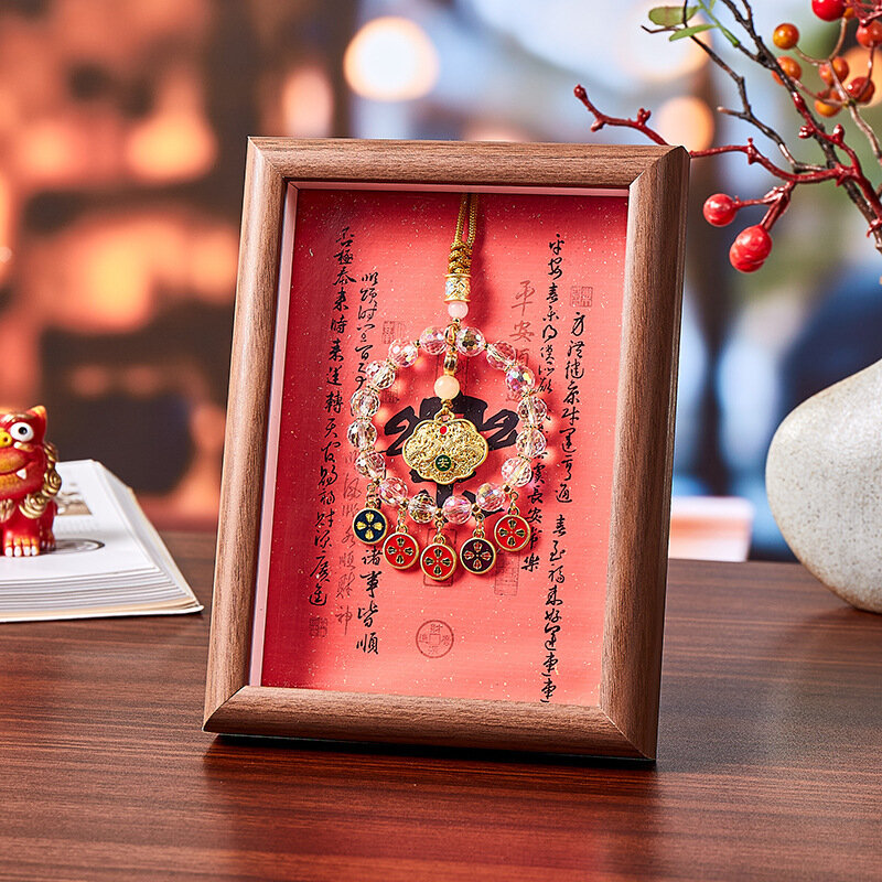 Горячая продажа SG, привлекающий богатство подарок, сувенир для путешествий, культурная и творческая фоторамка, украшение, гора Путуо, подарочная коробка для бизнеса на TikTok и Xiaohongshu