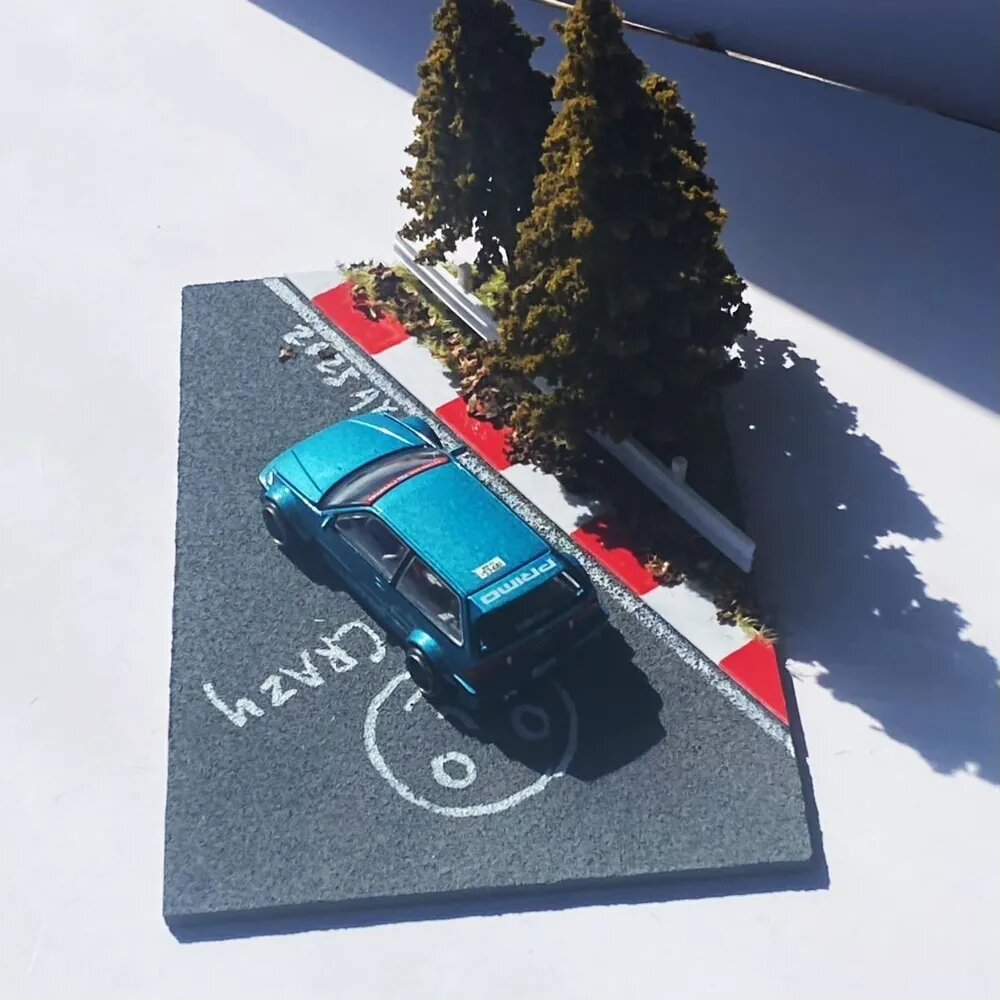 Модель автостоянки GuiDeng 1:64, коллекция моделей легкосплавных автомобилей