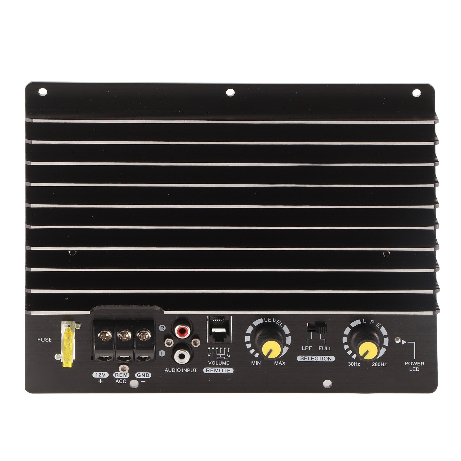 Автомобильный усилитель мощностью 1000 Вт, высокопроизводительный сабвуфер из алюминиевого сплава, 12 В.