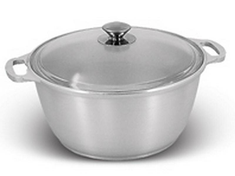 Кастрюля алюминий литой 6.0Л СТ/КР KUKMARA