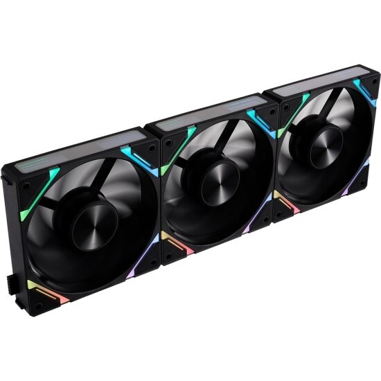 Вентиляторы для корпуса 1STPLAYER XF7R Black Reverse 3шт (XF7R-BK-3IN1)