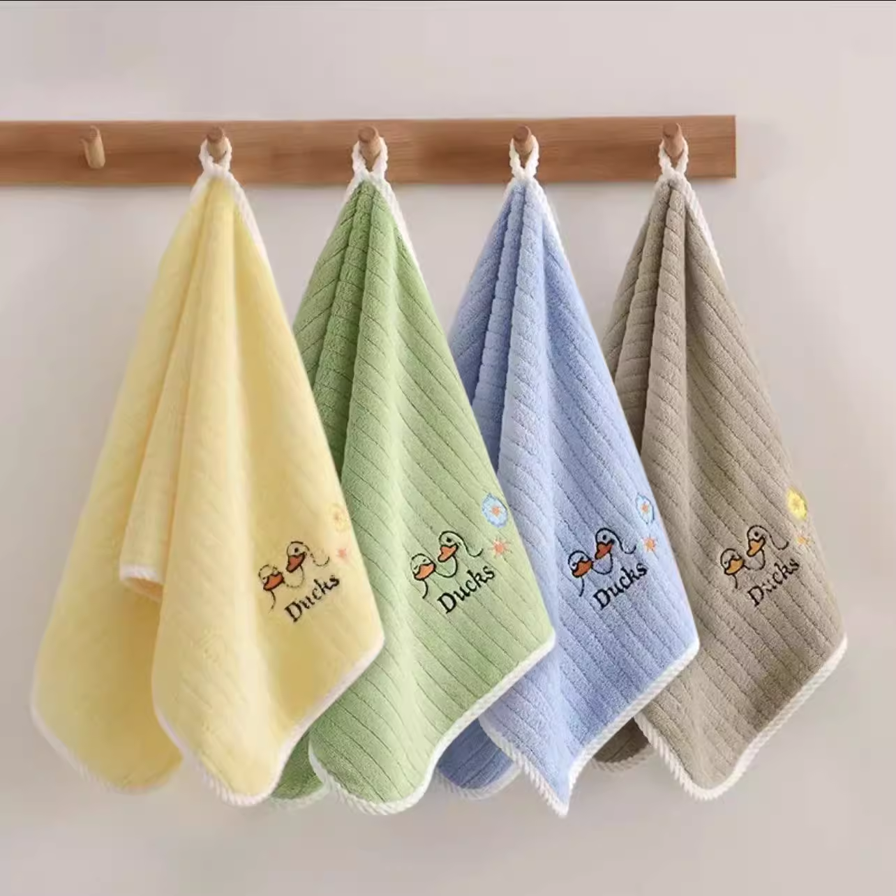 Милые детские полотенца для умывания, подходят для мальчиков и девочек, более впитывающие, чем чистый хлопок, мягче,