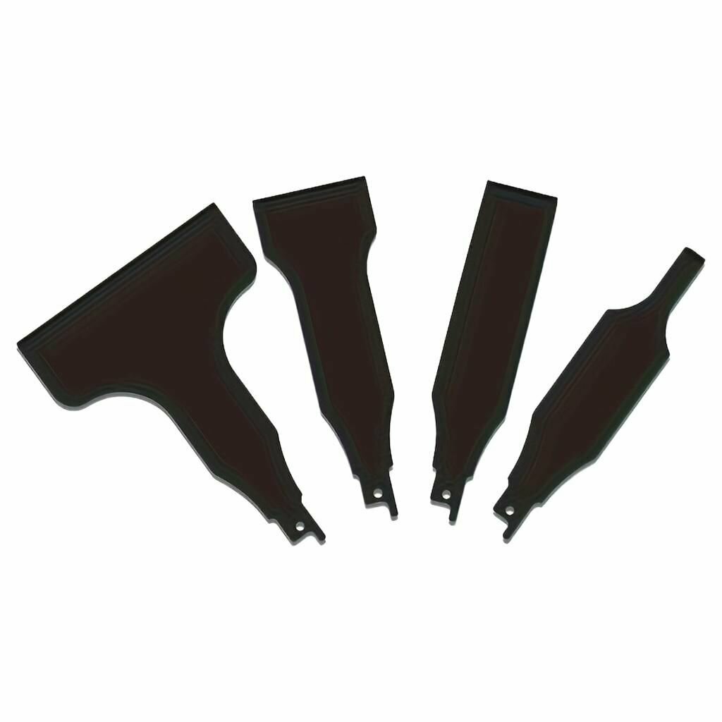 4 лезвия из высокоуглеродистой стали для сабельной пилы, удаление клея и выравнивание полов