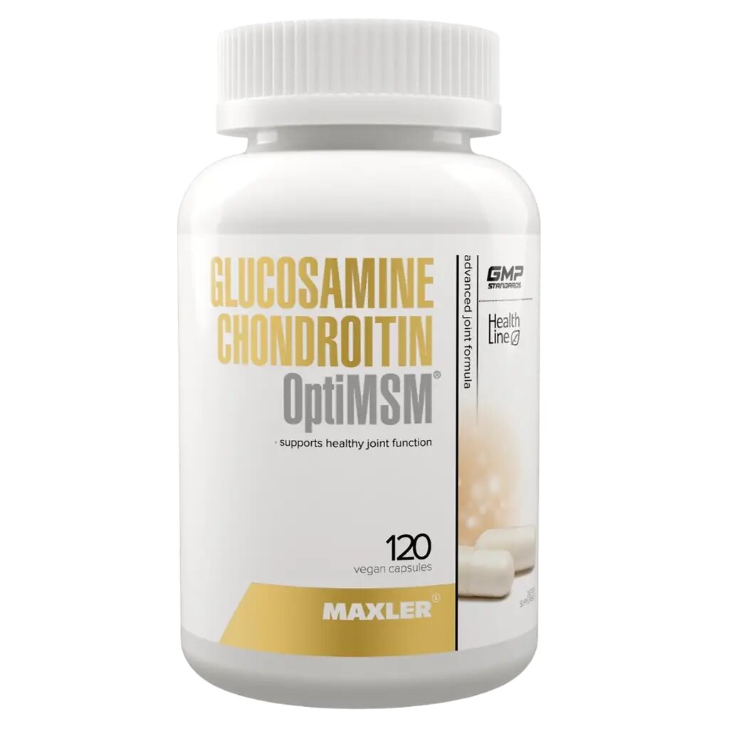 Макслер (Maxler) Глюкозамин Хондроитин ОптиМСМ / Glucosamine Chondroitin OptiMSM капсулы по 936 мг 120 шт