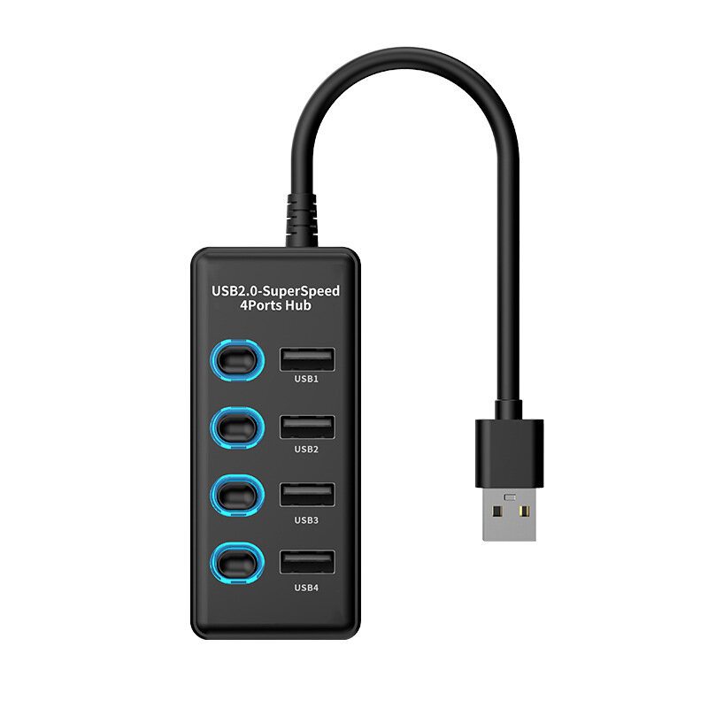USB 3.0 хаб док-станция 10 портов 7 портов 6 портов 4 порта с переключателем зарядки USB 3.2 хаб компьютерный разветвитель