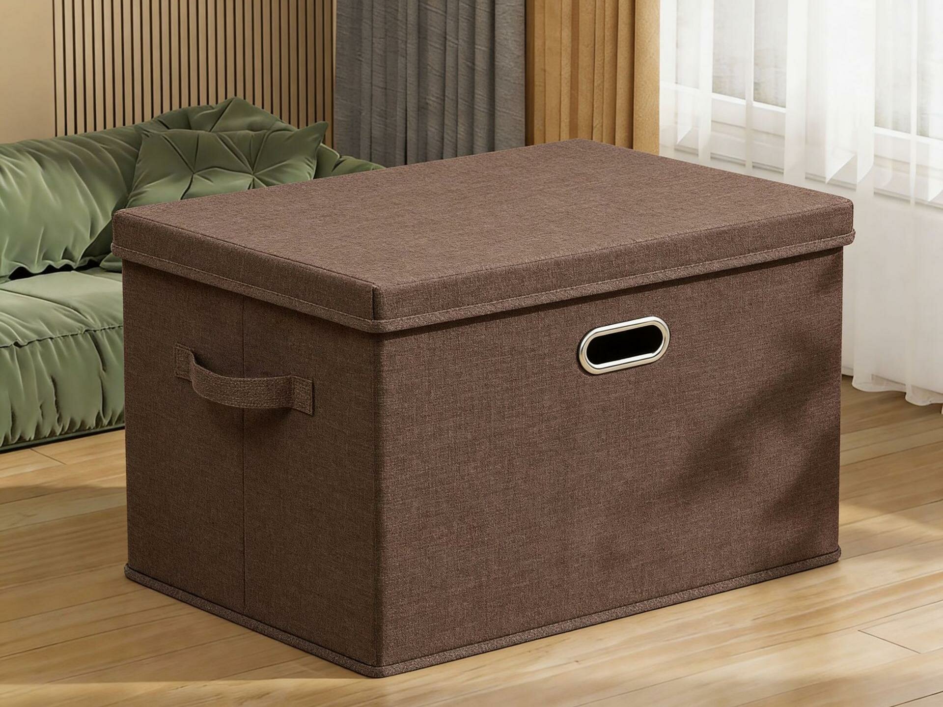 Коробка для хранения / Кофр для хранения одежды / Коробки для вещей и игрушек , Ящик， 58*40*35 cm