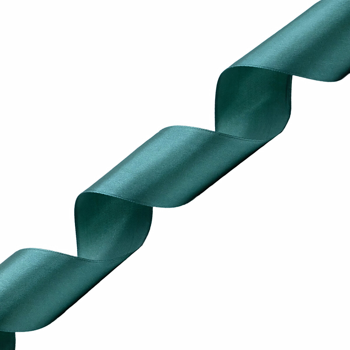 Лента атласная 5,0см*22,86м (аналог 481017) (124 темная бирюза)