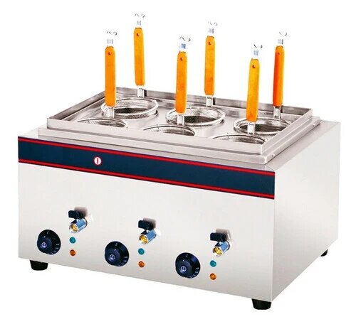 Макароноварка Viatto VPC-6 серебристый [8 л, 6000 Вт, управление - поворотный механизм]