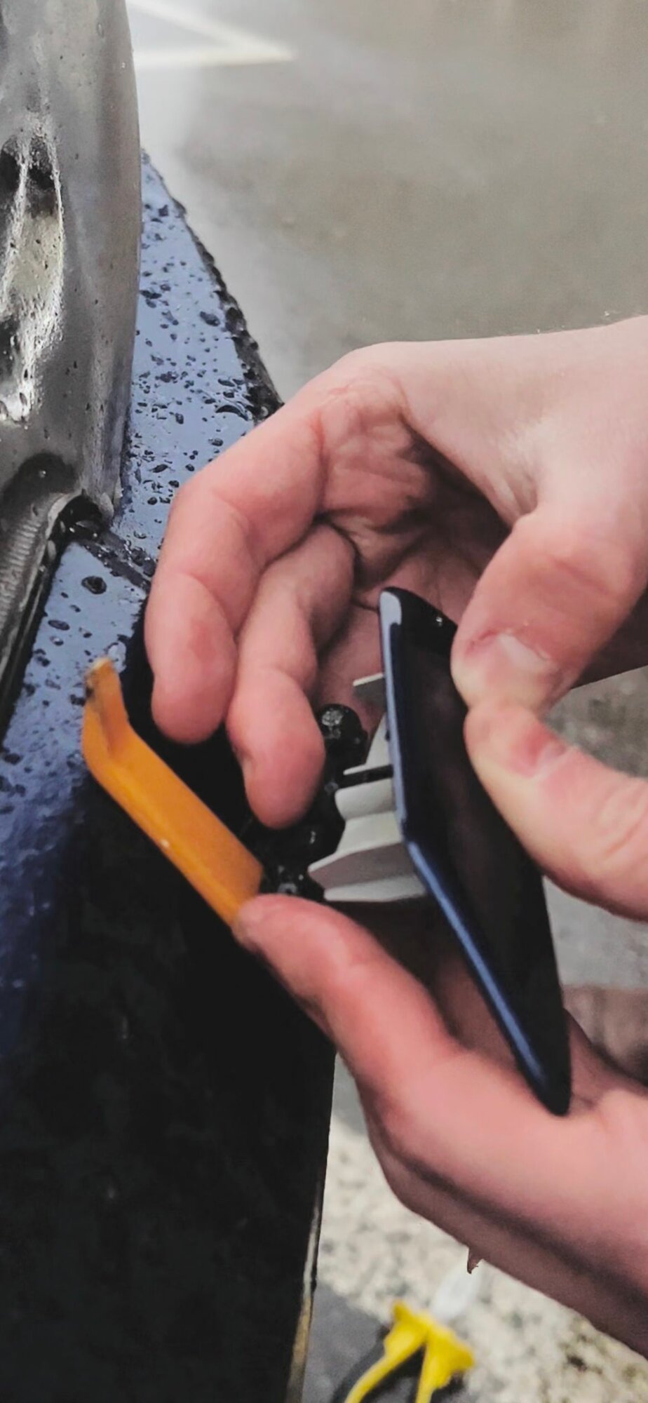 Кронштейны крепления крышки омывателя "Бабочка", для Subaru, Toyota, Lexus, Mazda, Mitsubishi, черный