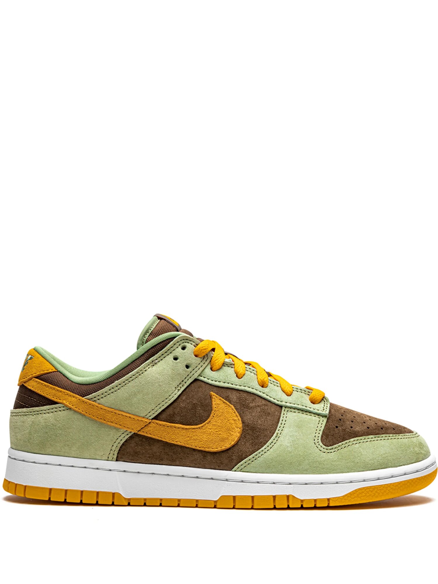 Кроссовки NIKE Dunk Low, размер 14 US, зеленый