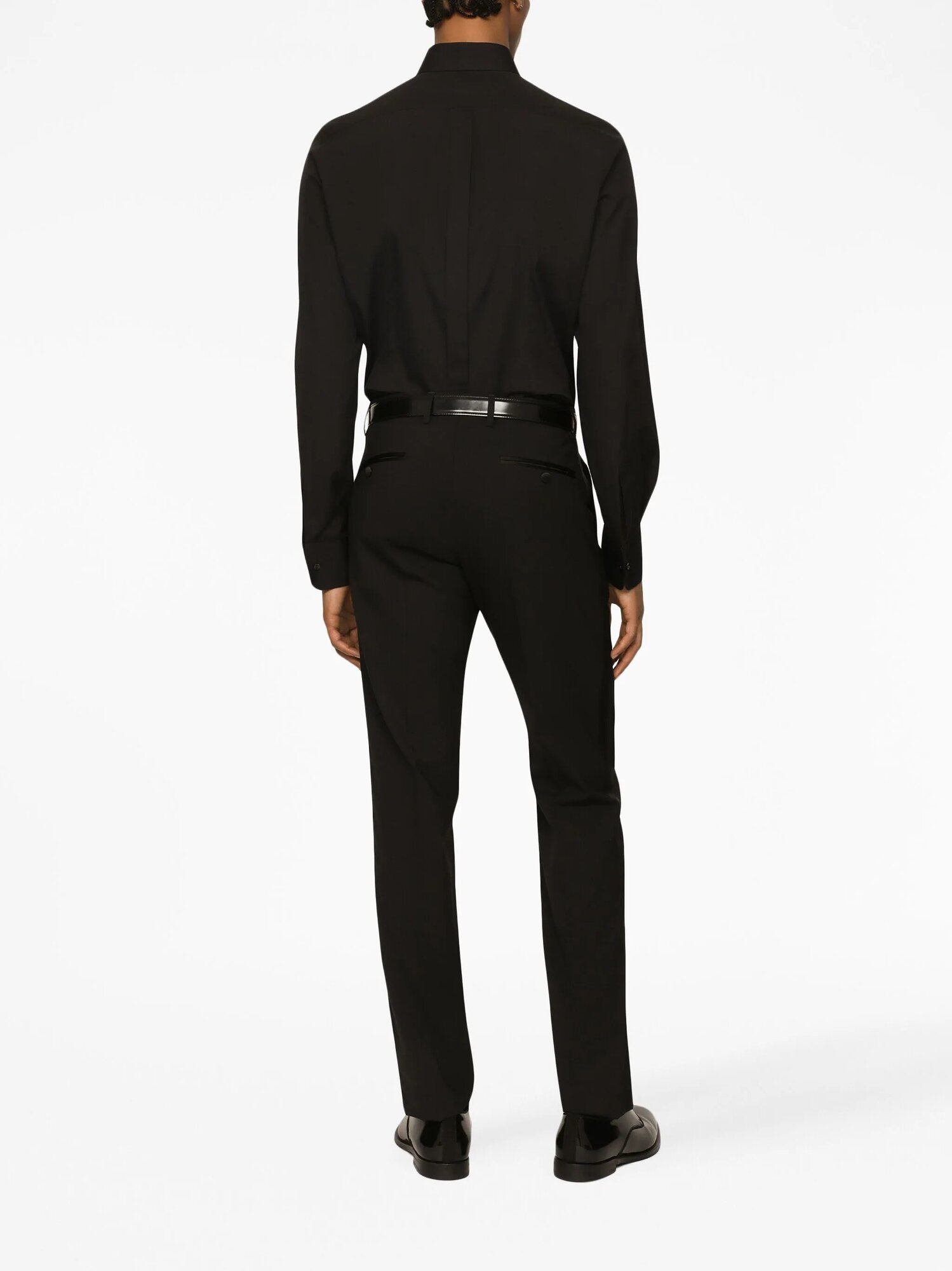Рубашка DOLCE & GABBANA Gold, размер 39 COL, черный — фото 1