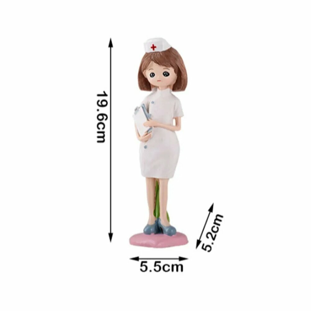 Смоляная фигурка врача для дома, размер 19.6 5.5 5.5 см