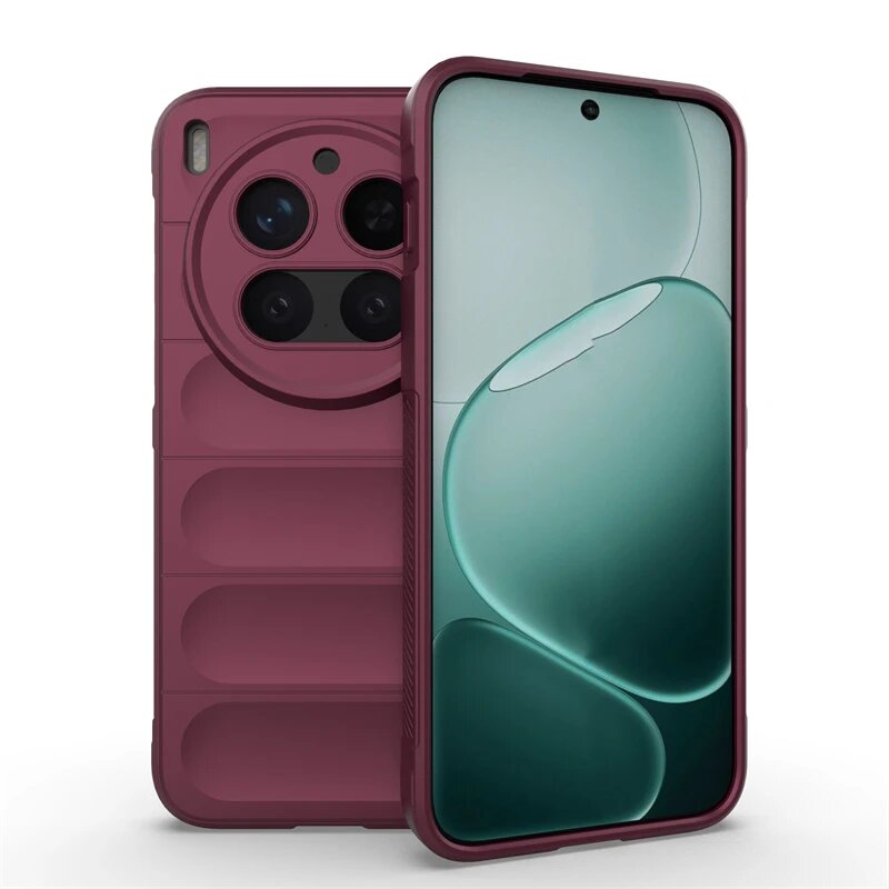 Чехол DarkPurple для Vivo X300 Pro, противоударный силикон