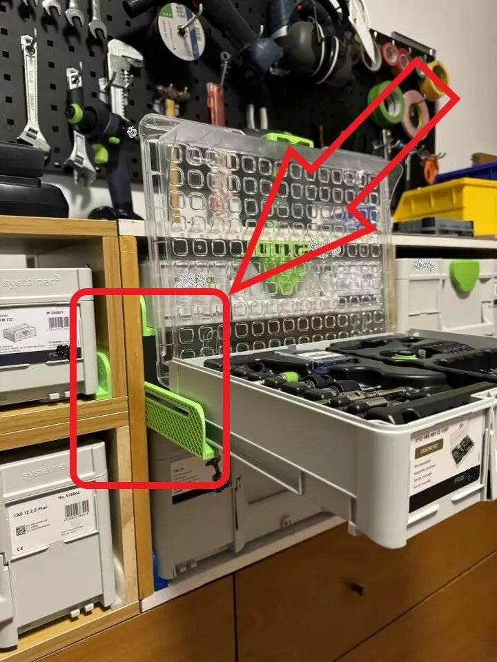 Рельсы для систейнеров Festool SYS3