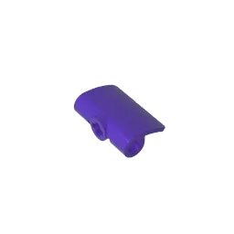 Строительный блок GOBRICKS обтекатель фиолетовый, 18+