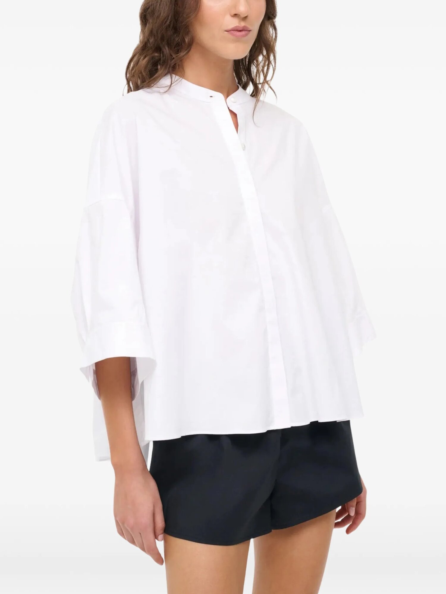 Блуза Staud Enzo, размер L, white — фото 1