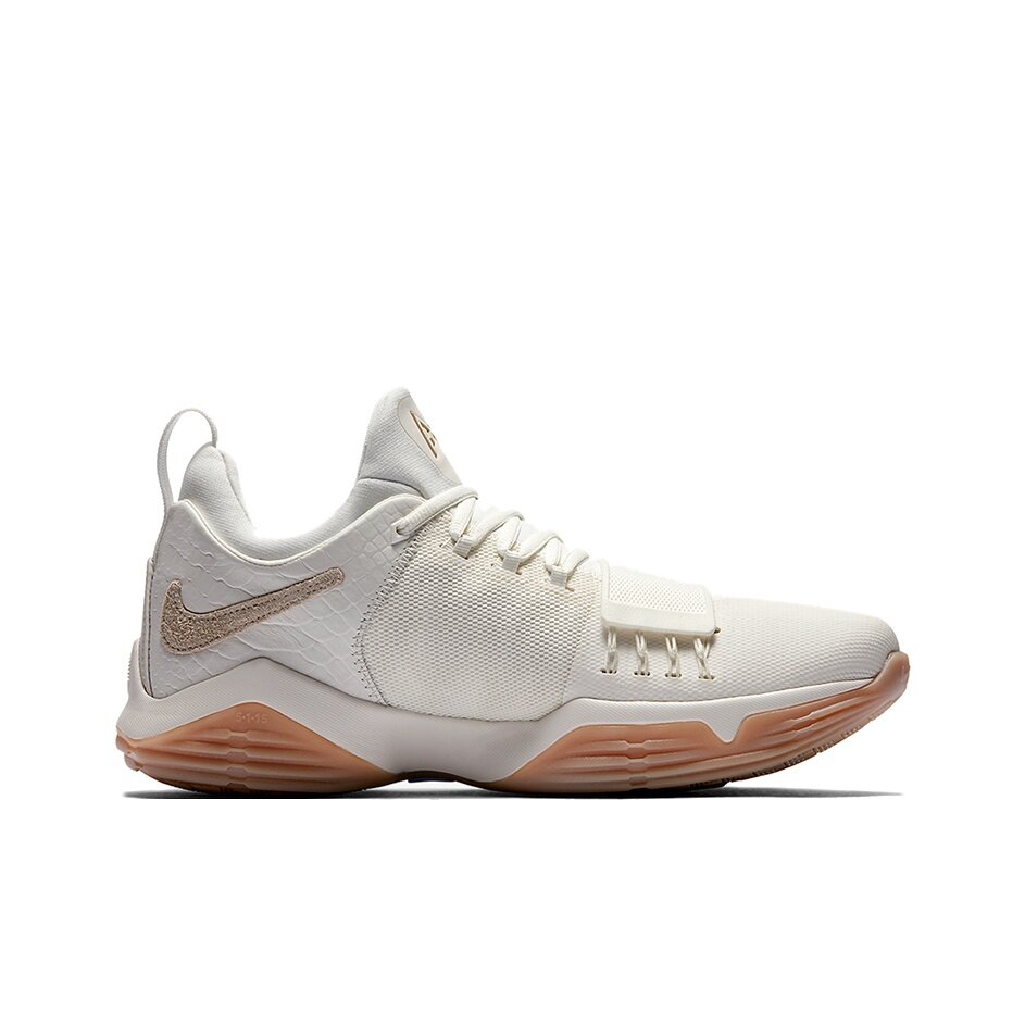 Кроссовки NIKE PG 1, размер EU 44.5 стопа (28.5CM), белый, — фото 1