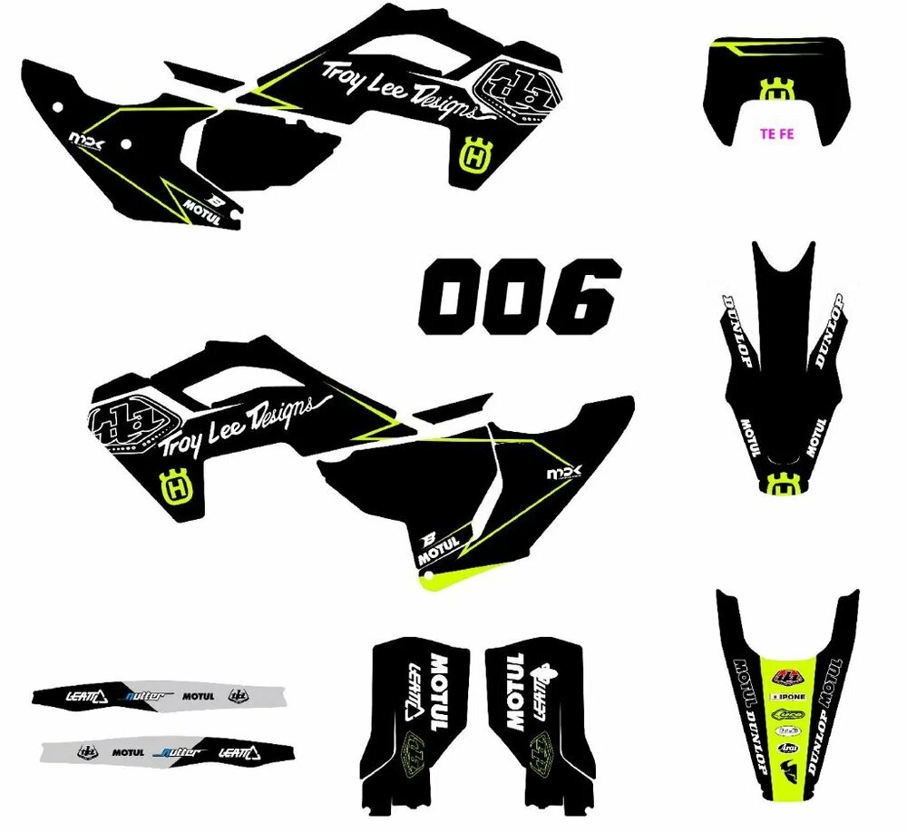 Для Husqvarna TE FE 2024 2025 150-250 300 350-450 TC T XFC FX 2023 2024 TBI Наклейка Крутой