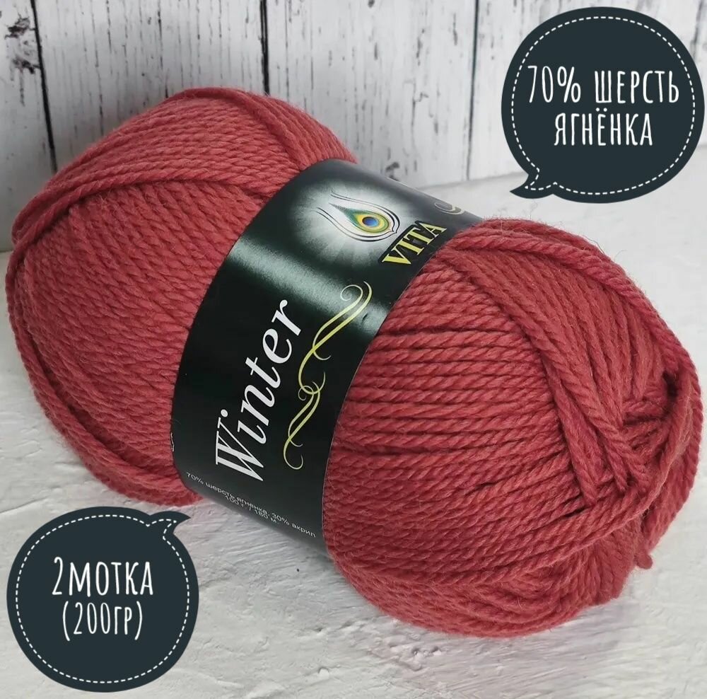 Винтер VITA 70% шерсть ягнёнка 100гр*180м*2шт №30