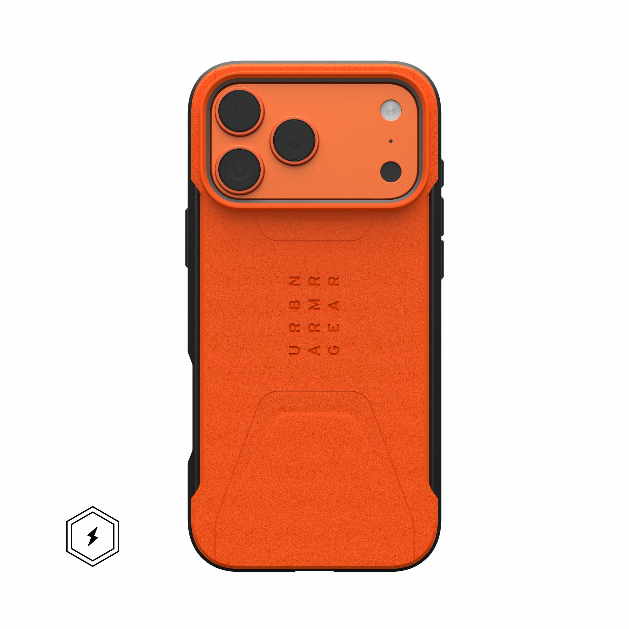 Чехол с поддержкой MAGSAFE Uag Civilian для iPhone 17 Pro Max 6.9", цвет оранжевый (Orange)