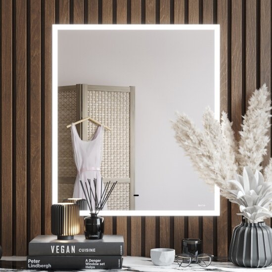 Зеркало Bond Cube прямоугольное 70х80см с LED подсветкой и бесконтактным сенсором