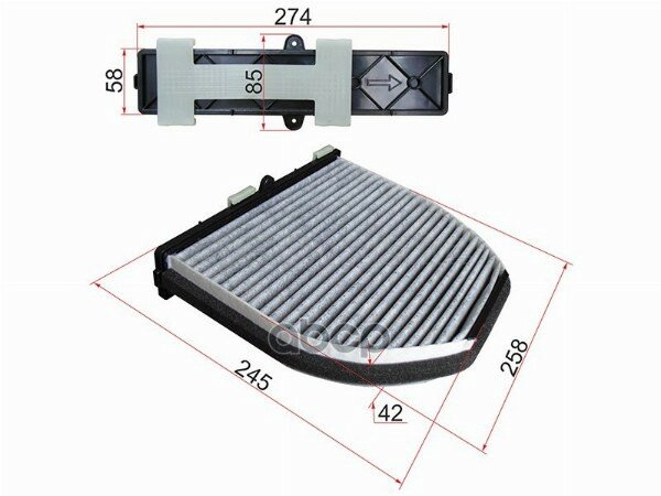 Фильтр салонный Mercedes-Benz C-Class 07-15 / E-Class 09-17 Sat арт. ST-A2048300018