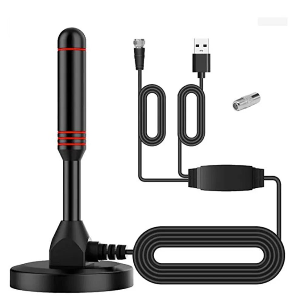 HD внутренняя телевизионная антенна, цифровая антенна 120 миль с усилителем сигнала