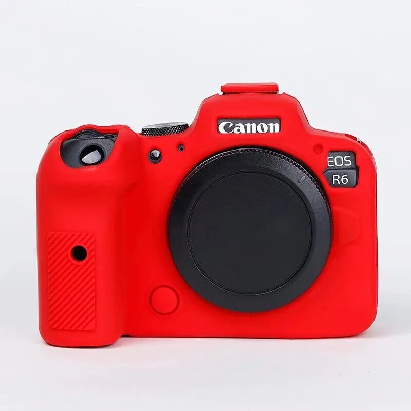 Защитный силиконовый чехол для фотоаппарата CanonCanon EOS R6 / R6 Mark II R6II ультра-тонкая полимерная из мягкого качественного силикона