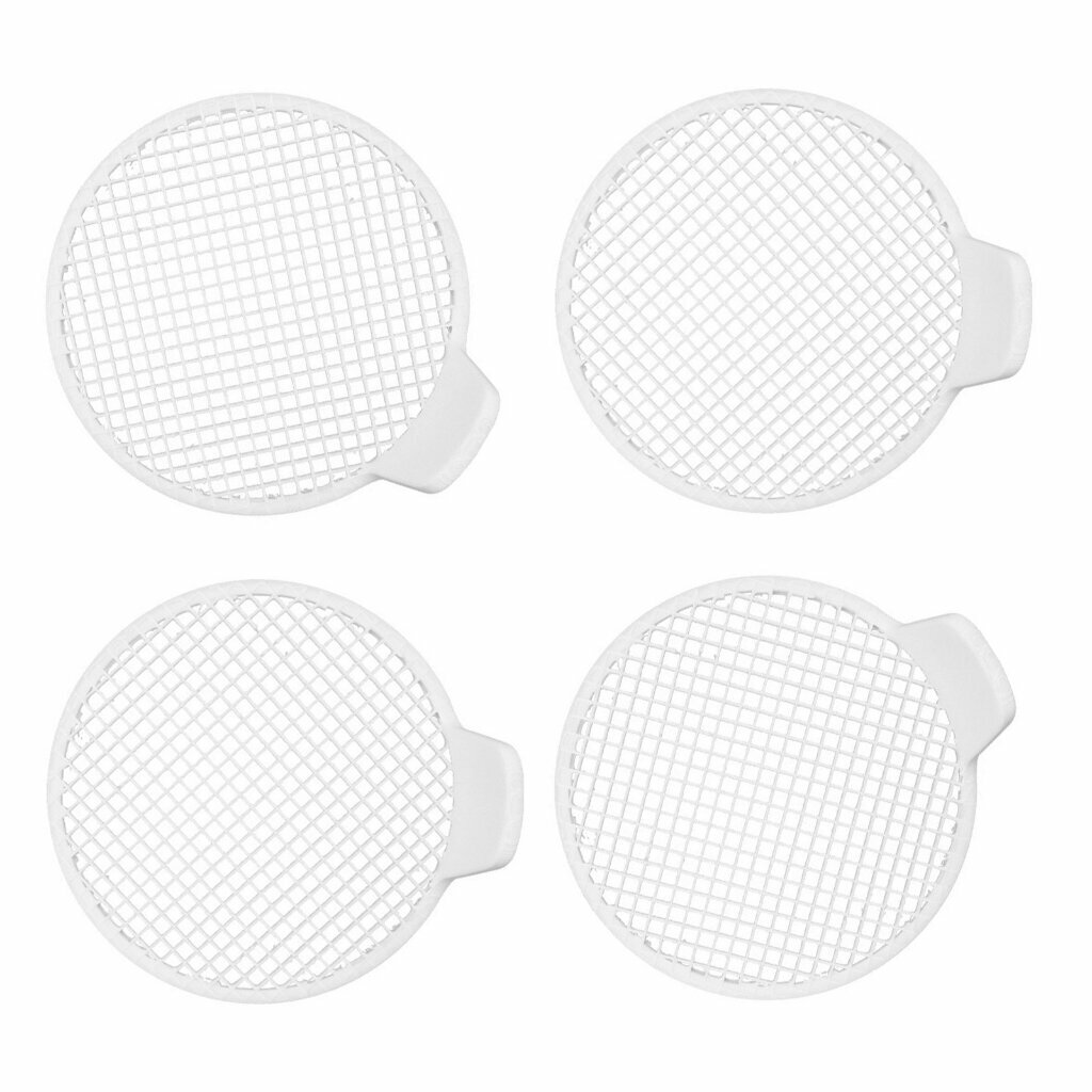 Упаковка из 4-х фильтров для ванной комнаты против засорения волосами-квадратный