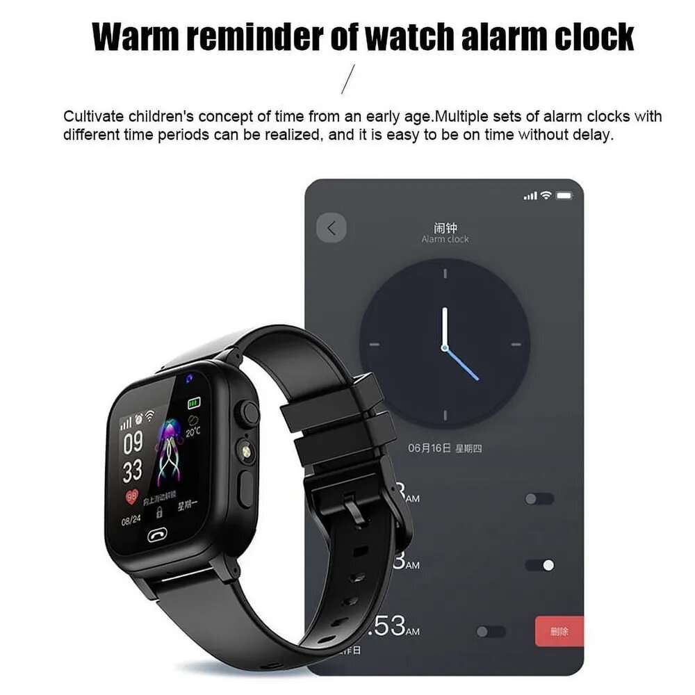Kiboule Q15C Детские умные часы 2G Smart Watch IP67 для детей с сенсорным экраном — фото 1