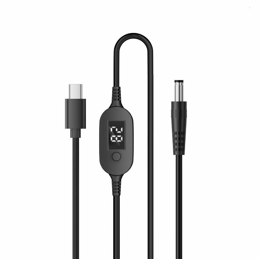 6 Настроек напряжения от типа C до DC5525 Регулируемый кабель для зарядки различных устройств