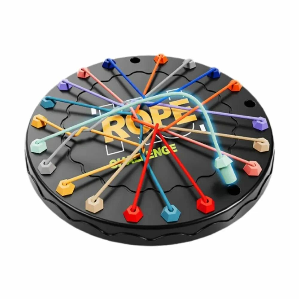 Развивающая веревочная головоломка для детей, тренировка логики и усидчивости, настольная игра для мальчиков и девочек
