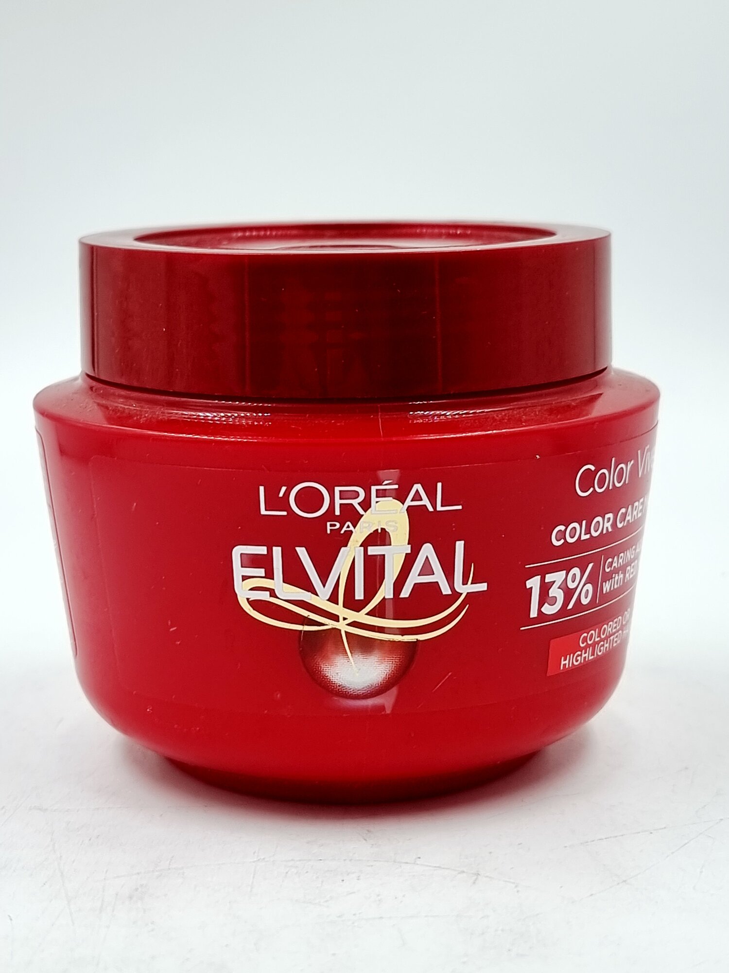 Маска Elvital Color Vive питательная для окрашенных волос с экстрактом красного пиона, 300 мл (Франция)